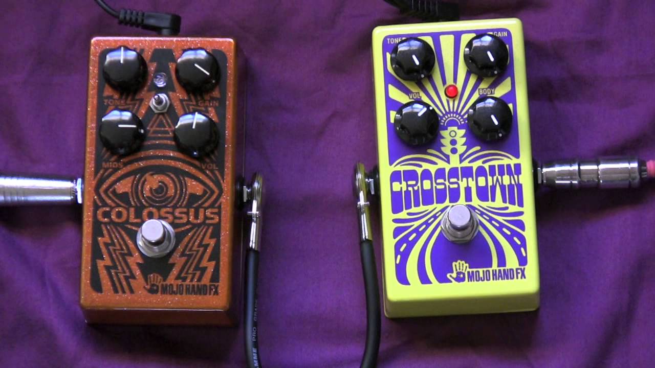 Mojo Hand Crosstown Fuzz Vs Colossus Fuzz Pedal Shootout - Godin LGX SA ...