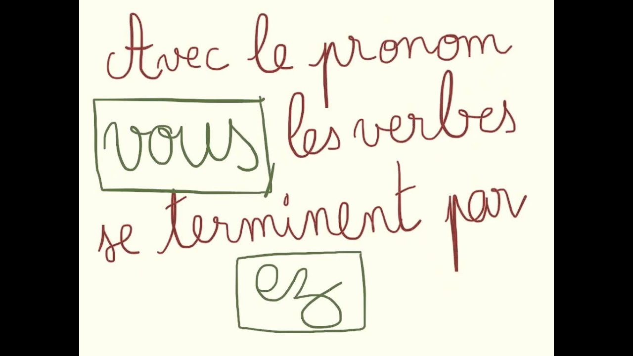 Le pronom vous - YouTube