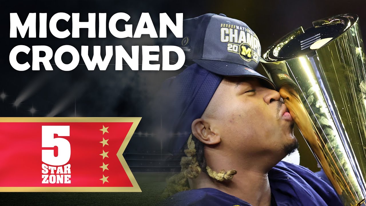 Michigan Crowned And Nick Saban Retires [FULL EPISODE] | 5 Star Zone ...