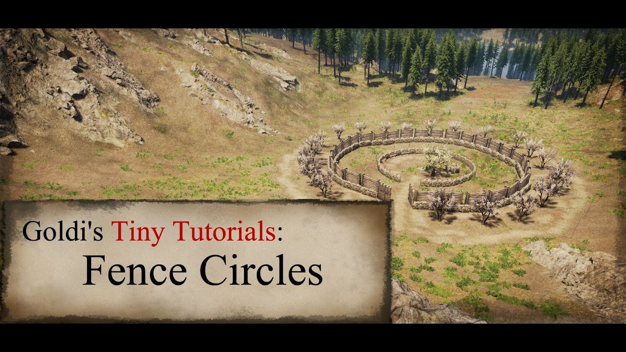 Medieval Dynasty How To: Build Fence Circles - YouTube