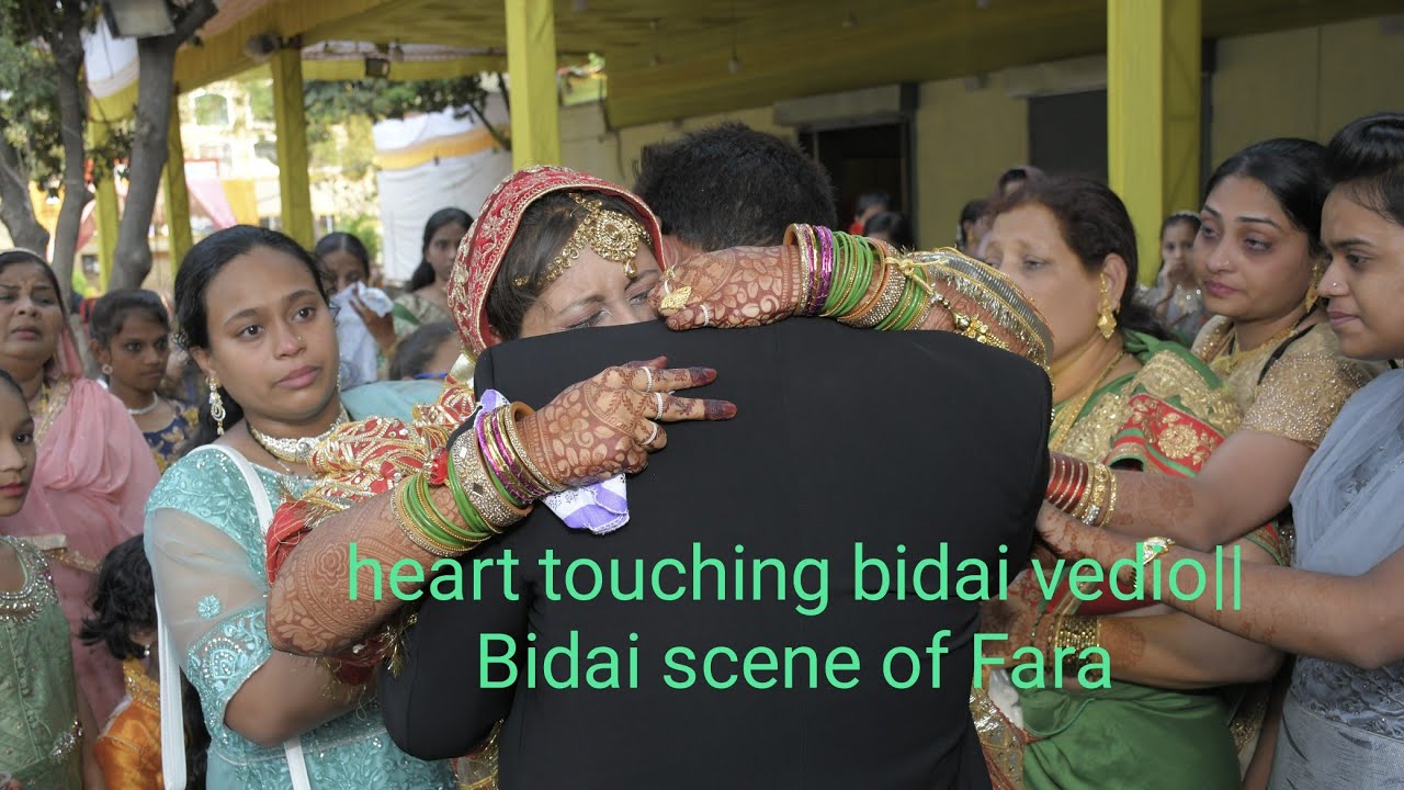Very heart touching bidaai wedding scene of Fara - YouTube