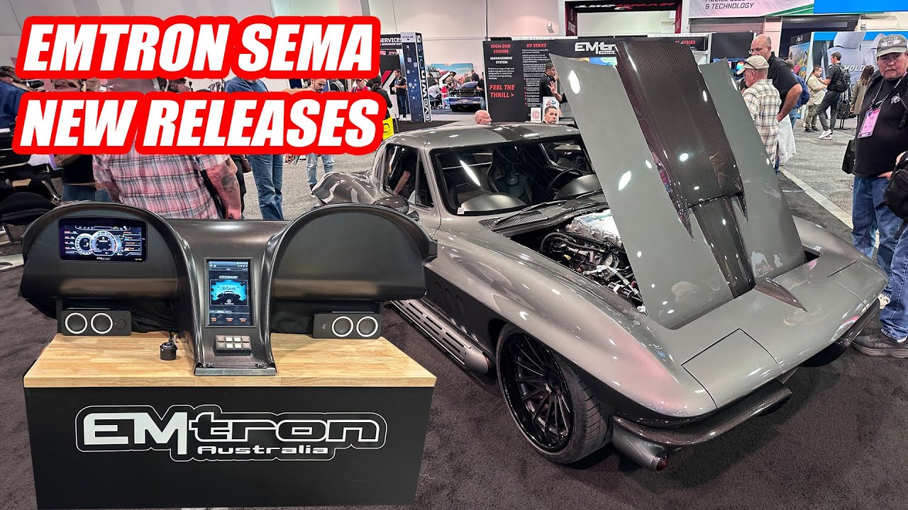 EMTRON ECU new Digital Dashes and ECU Unveiled at SEMA 2024 - YouTube