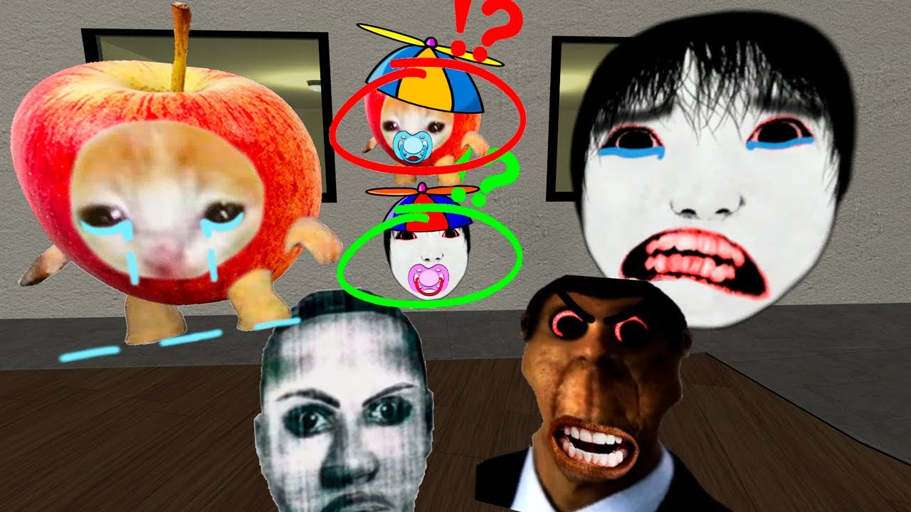 Sad Apple Cat And Sad Yoshie Wants Me To Save Baby Apple Cat And Baby ...