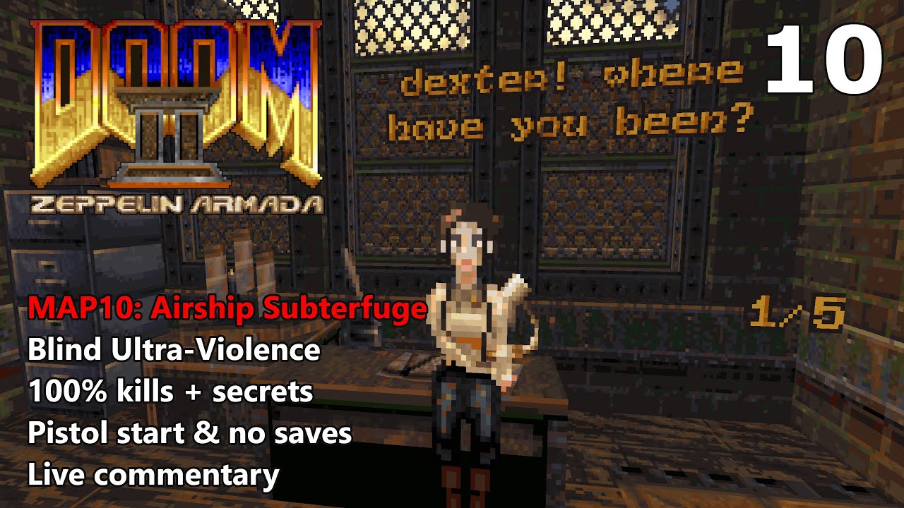 Doom II: Zeppelin Armada - MAP10: Airship Subterfuge - Blind Ultra ...