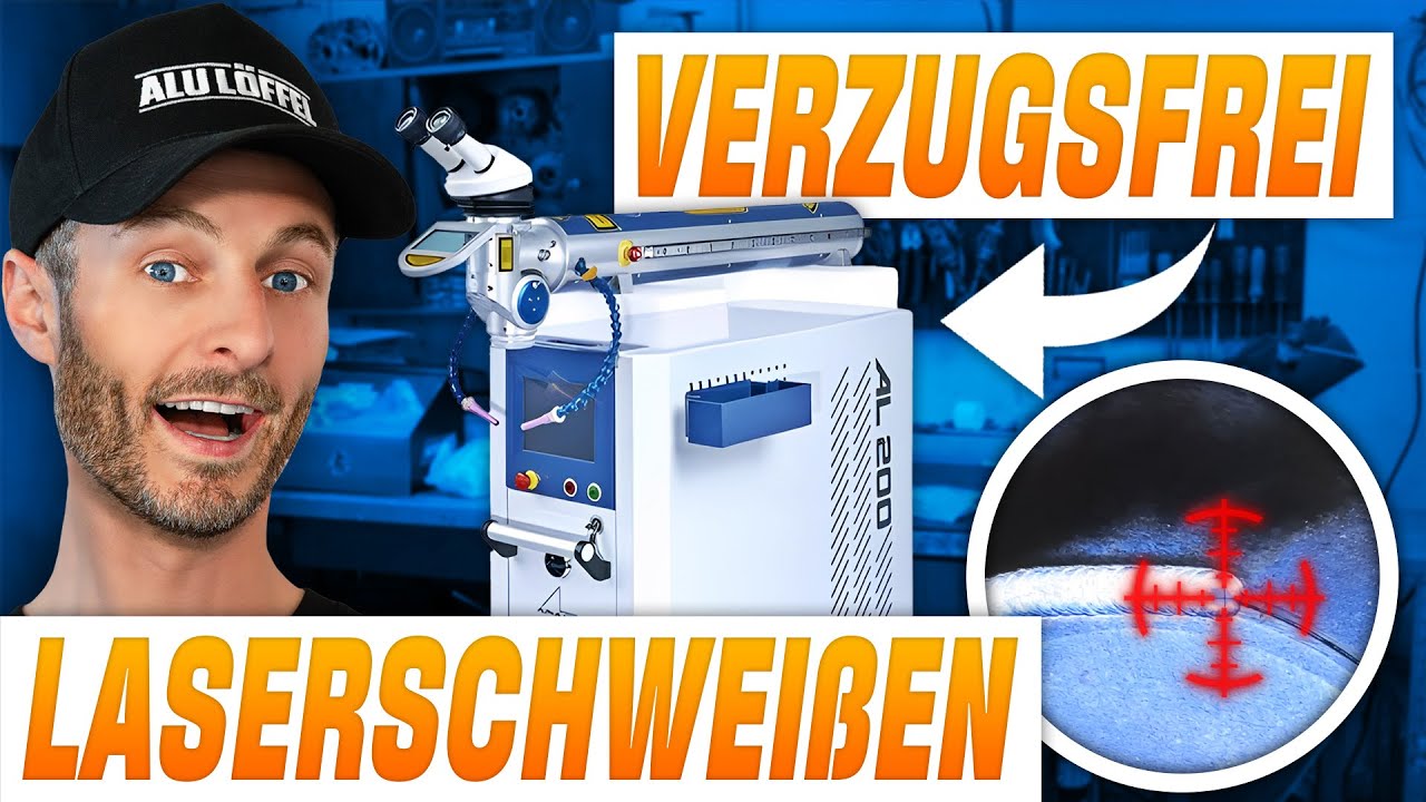 Endlich LASER Schweißen! Wir bekommen einen Alpha Laser AL 200 - YouTube