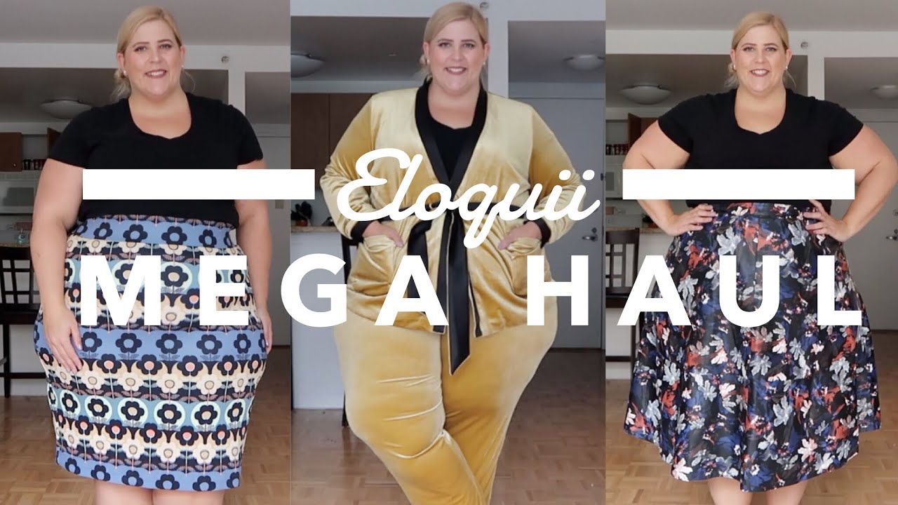 Eloquii Fall 2017 Plus Size Mega Haul - YouTube