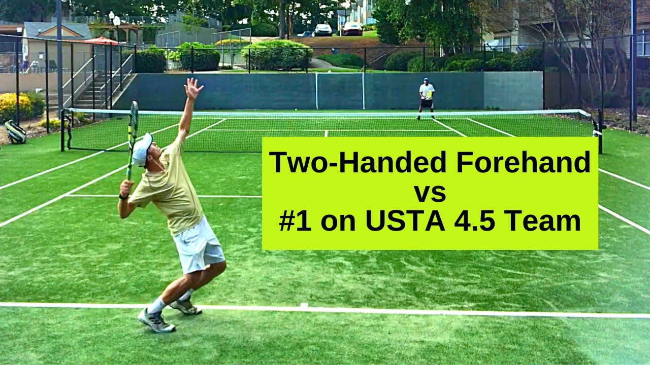 Division 3 Player with Two-Handed Forehand vs #1 on USTA 4.5 Team ...