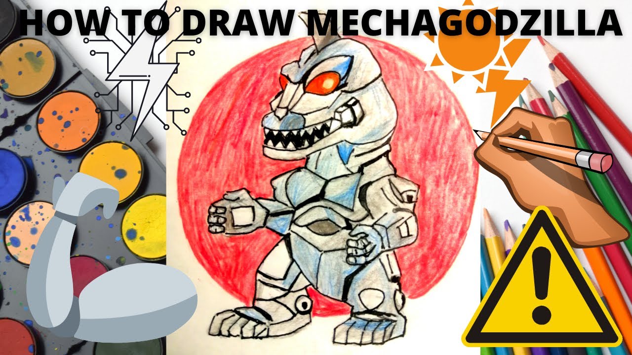 How to Draw Mechagodzilla Version 2022 - YouTube