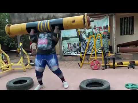 Iron Biby 228kg Log Press (Equals World Record!) - YouTube