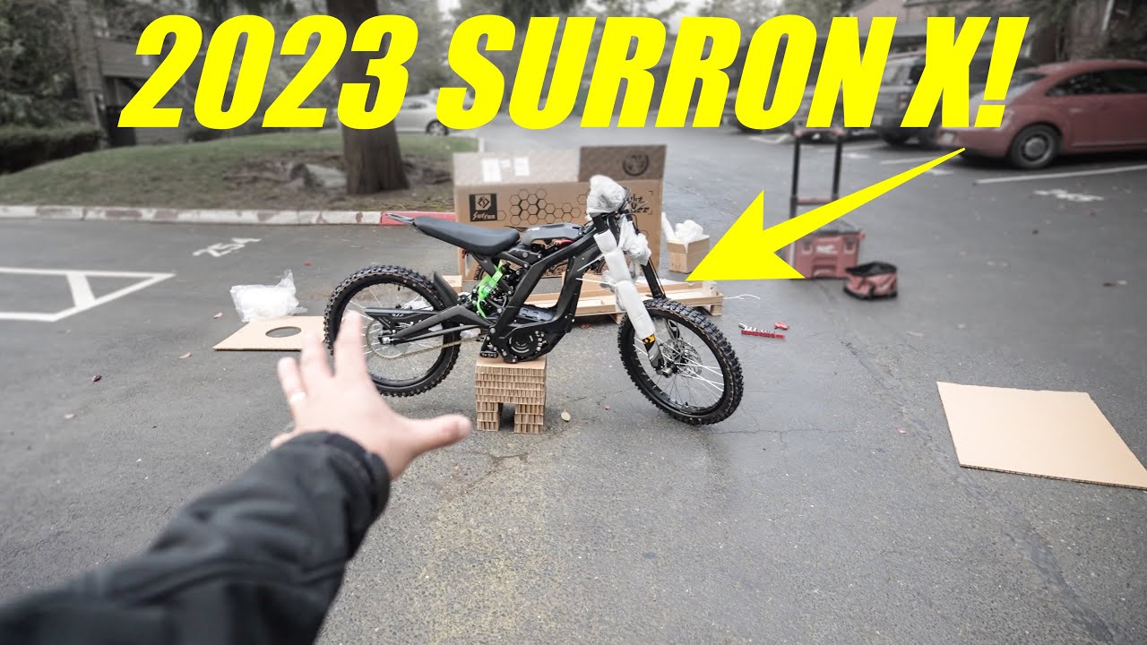 2023 SUR RON X OFFICIAL UNBOXING AND FIRST RIDE! - YouTube