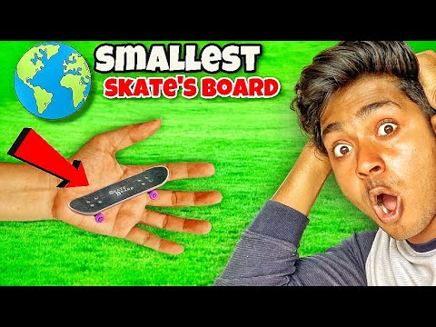 The Mind-Blowing World's Smallest Skateboard - YouTube