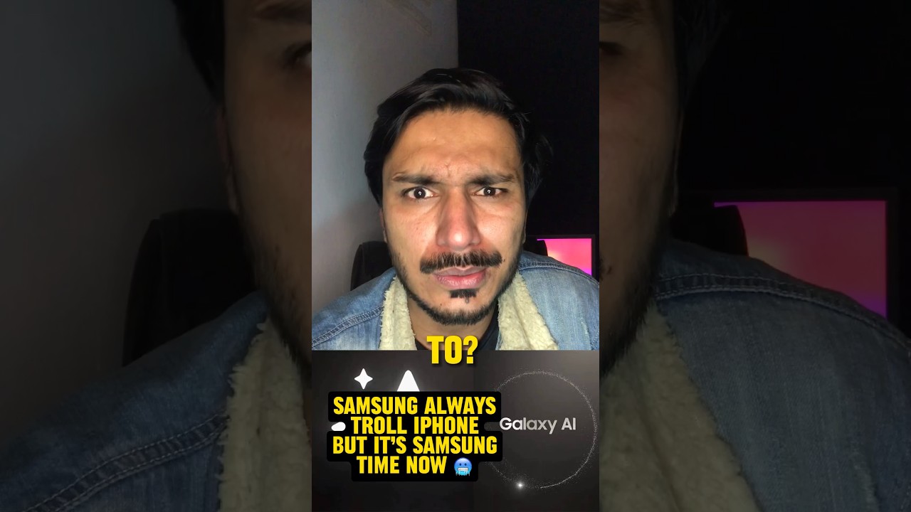 Samsung always troll iPhone but now it’s Samsung time 😉 #s24ultra # ...