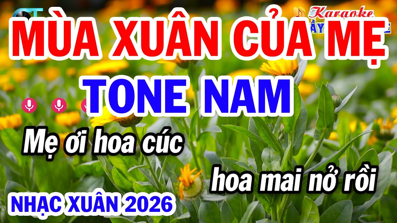 Karaoke Mùa Xuân Của Mẹ Tone Nam Db Nhạc Sống Mới Nhất | Thầy Tiến KuTe ...
