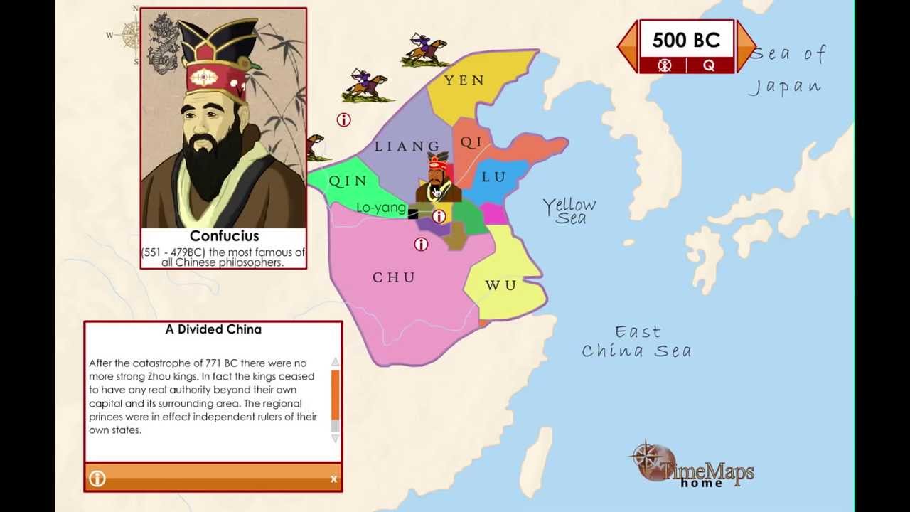 Ancient China Topic TimeMap - YouTube