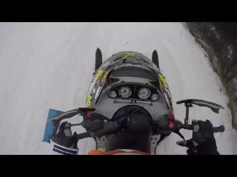 Ski Doo ZX chassis 700 @ Kiviõli UpHill SnowDrag 2019 - YouTube