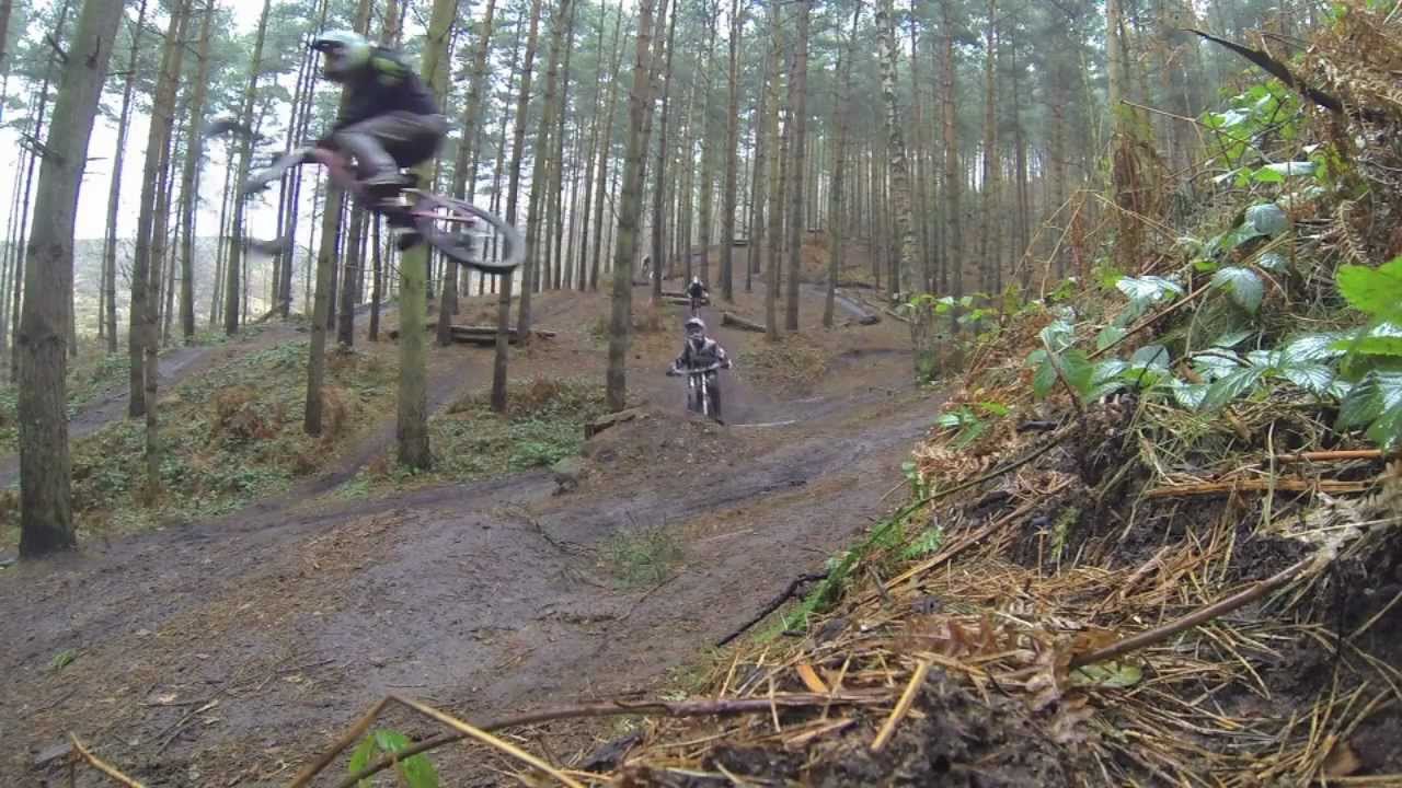 Kinver Freeride Park- rainy day - YouTube