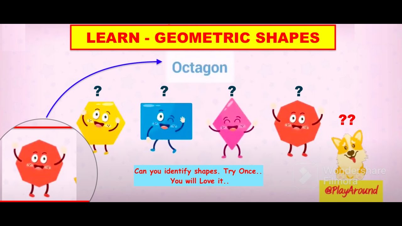 Kids Math | Learn Geometric Shapes | Train your Brain | Improve Memory ...