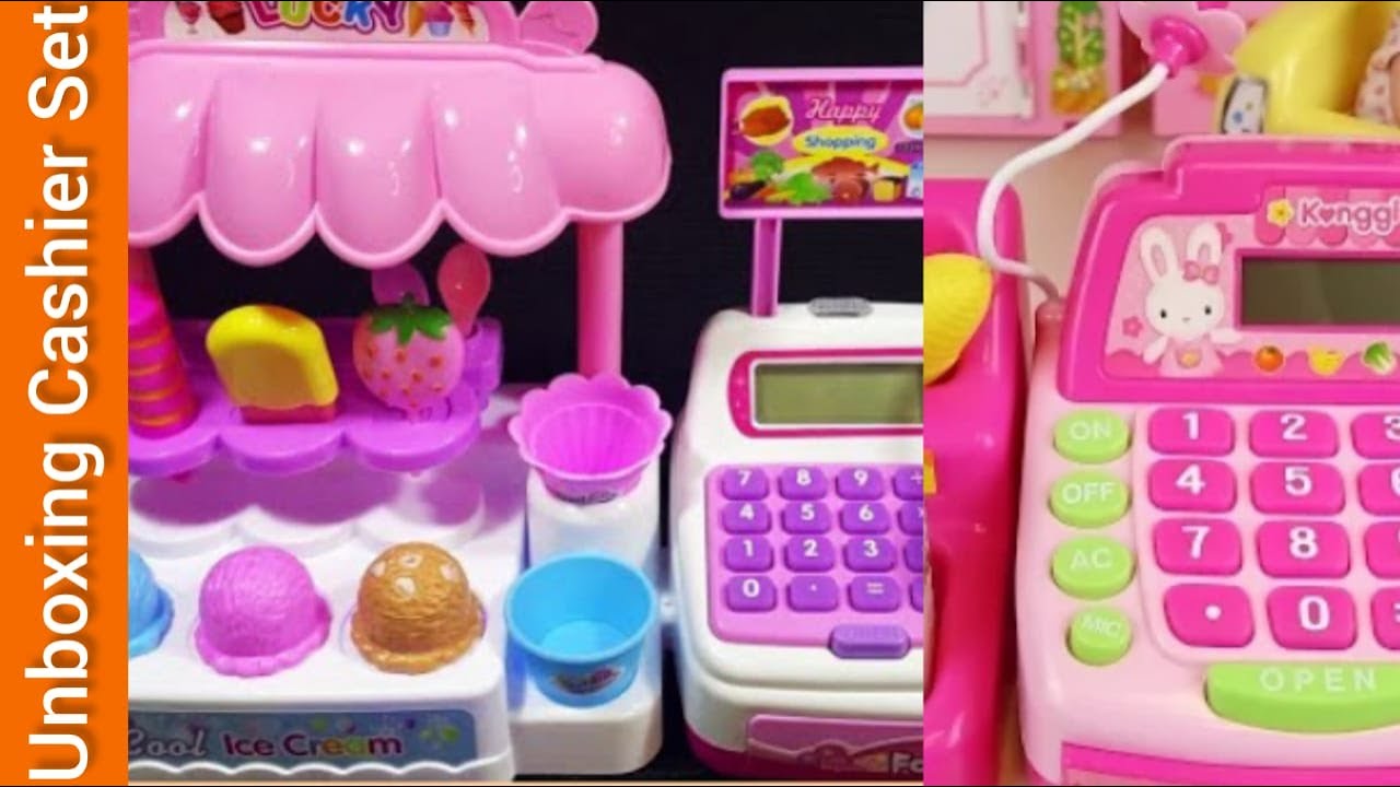 Unboxing of Cashier set/babies toy/ - YouTube