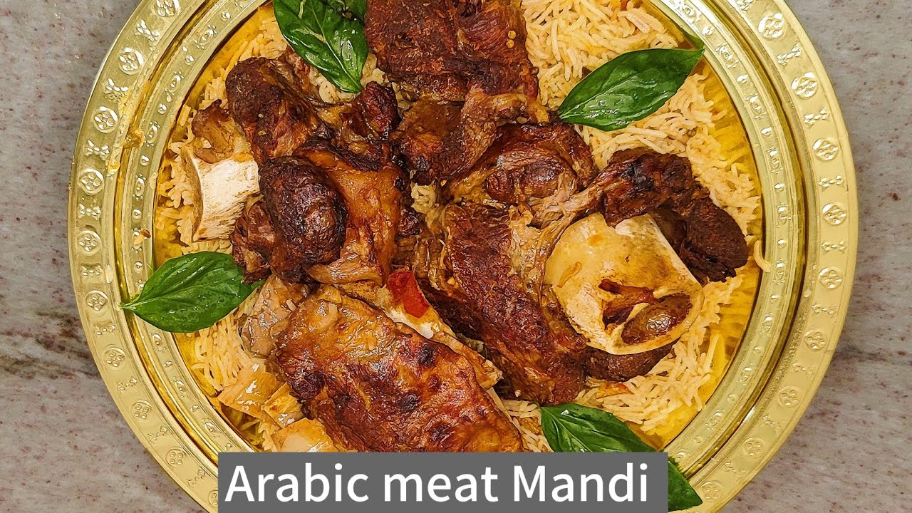 Arabic Meat Mandi Rice With Smoked Flavour, So Delicious Mandi Biryani ...