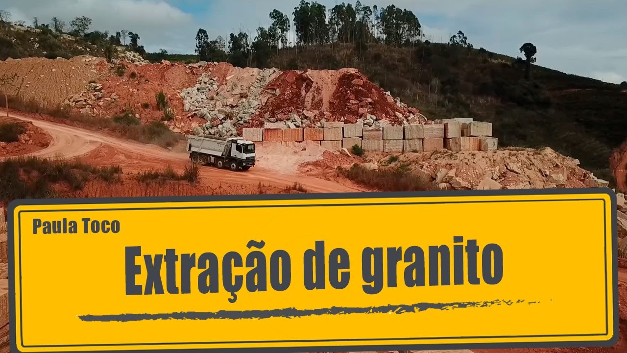 Extração de granito - YouTube