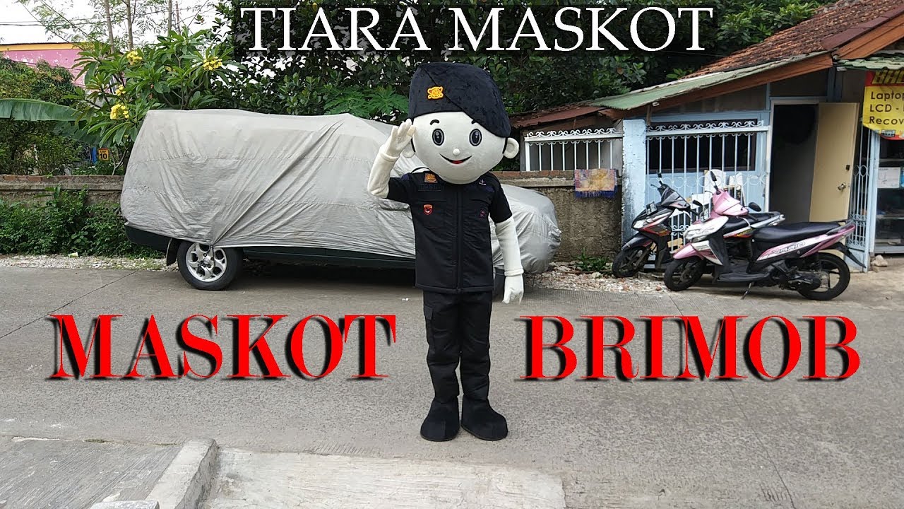 Contoh Kostum Maskot Kepolisian Brimob - YouTube