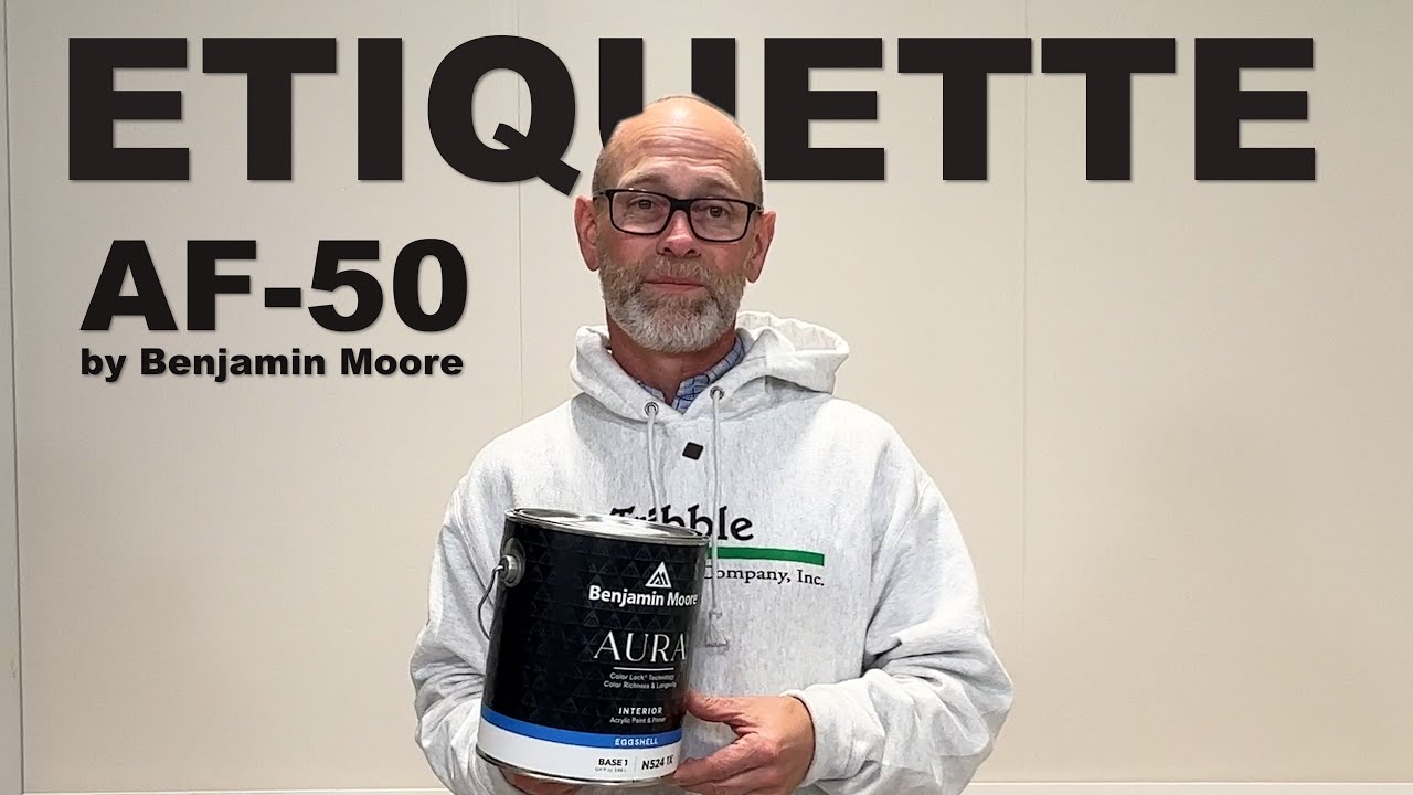 Etiquette AF-50 by Benjamin Moore - YouTube