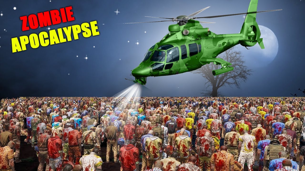 i found an anonymous HELICOPTER in Zombie Apocalypse 🧟🚁 - YouTube