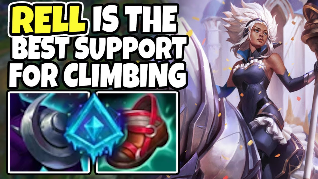 Challenger support shows you how to get free LP with RELL | Rell support | 13.20 League of ...
