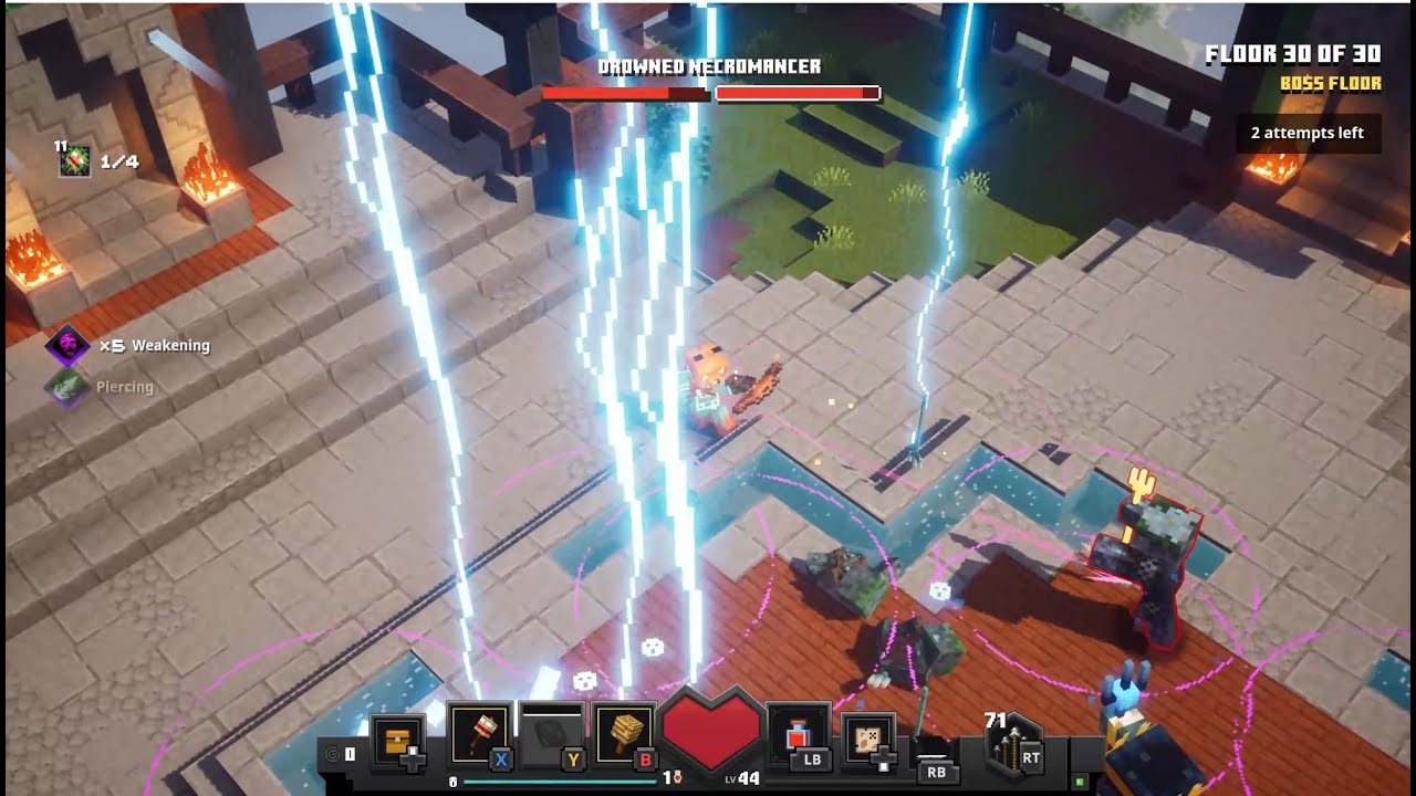 Minecraft Dungeons #74 (3/3) - THE TOWER 6 Floor 24-30 Apocalypse - YouTube