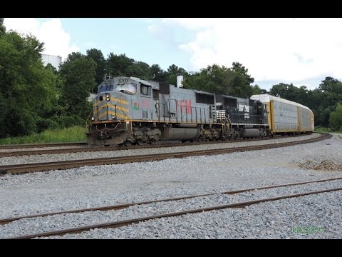 HD: TFM 1633 leads NS Train 276 in Atlanta, GA - YouTube