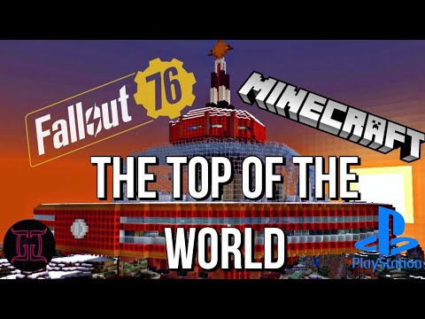 Fallout 76 meets minecraft | The Top of the World build - YouTube