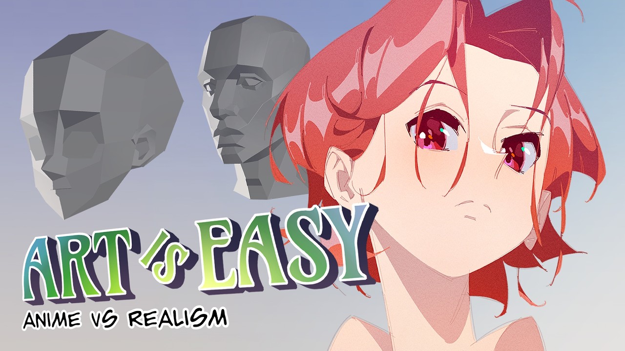 How to Draw Heads – Anime VS Realism | Art is Easy - YouTube