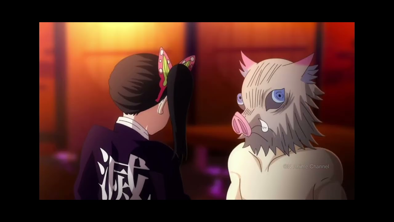 inosuke and kanao meet doma #demonslayer #fananimation #douma - YouTube