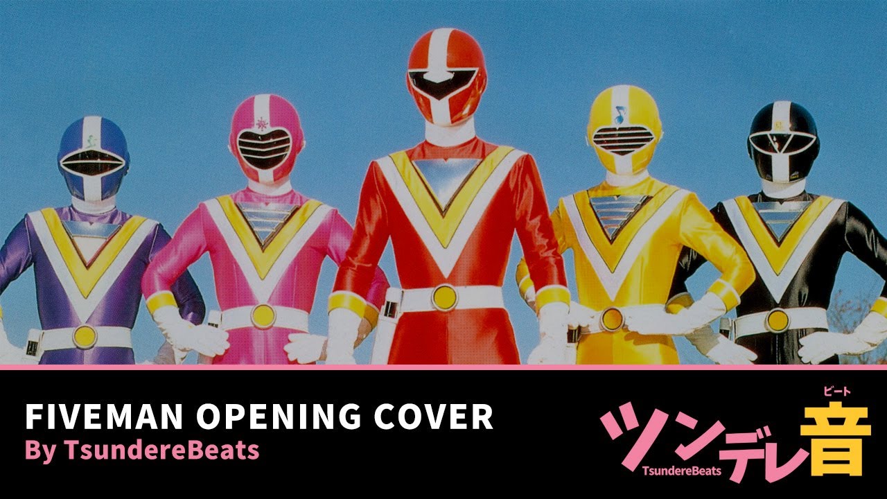 Chikyuu Sentai Faibuman TV Ver. Cover - Fiveman Opening Theme ...