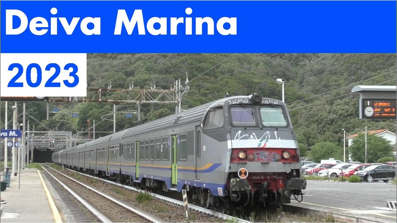 Stazione di Deiva Marina - Trenitalia, MEDWAY, Railpool & MRCE Trains in Italy + announcements ...
