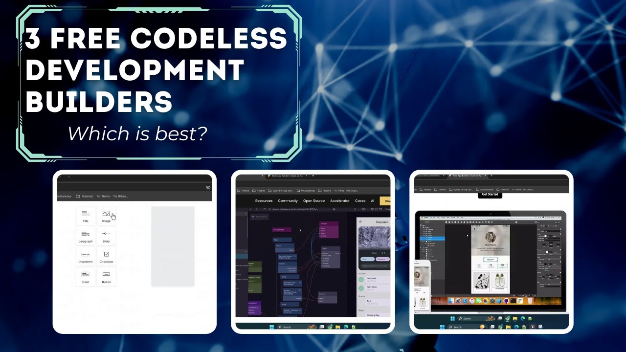 3 Free Codeless App Builders - Best 2.5 App Builders - YouTube