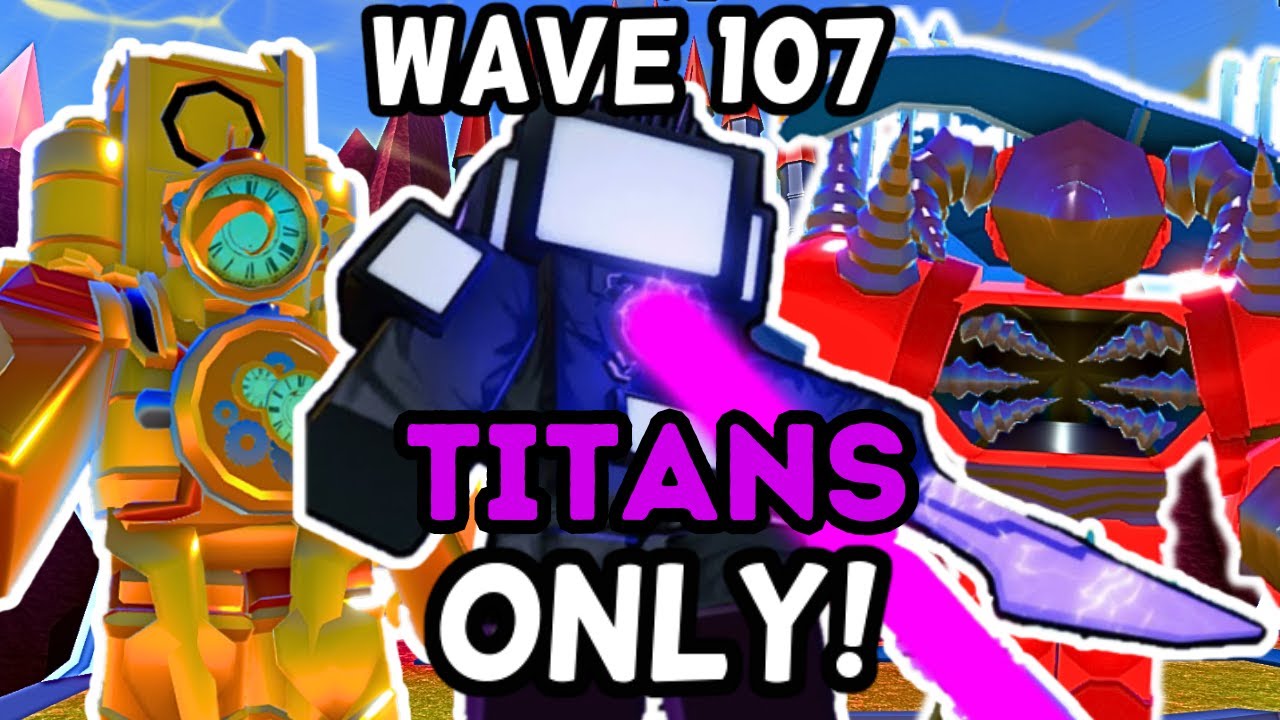 NEW *RANDOM* TITANS ONLY CHALLENGE! (Toilet Tower Defense) - YouTube