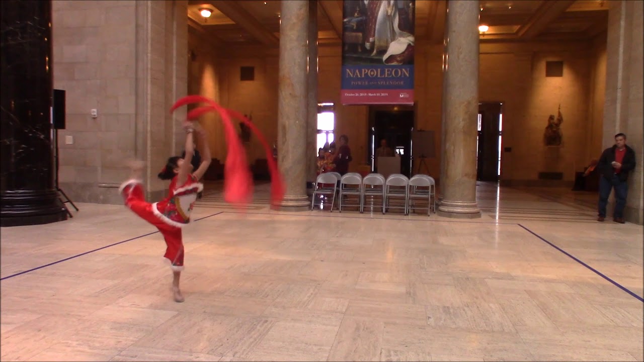 Ribbon Dance Solo - YouTube