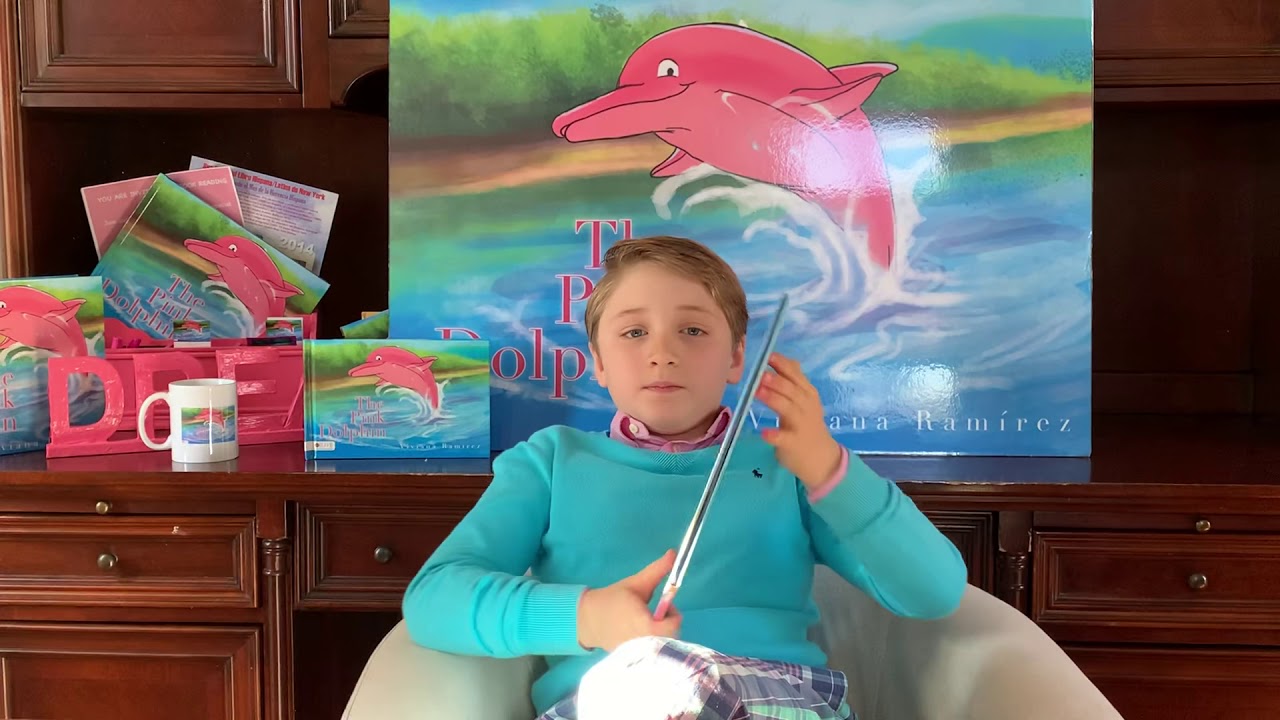 Clemente reads The Pink Dolphin - YouTube