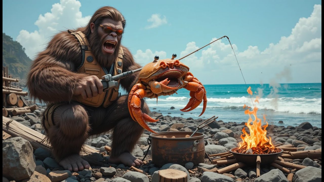 Bigfoot’s Funniest Giant Crab Fishing Moments - YouTube