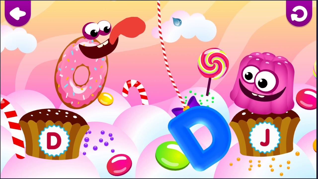 Funny Food ABC games for toddlers and babies - YouTube