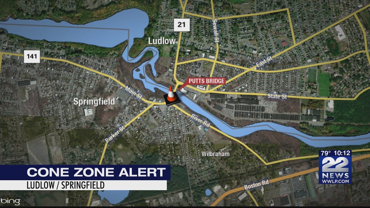 MassDOT warns of overnight work on Putts Bridge connecting Ludlow and ...