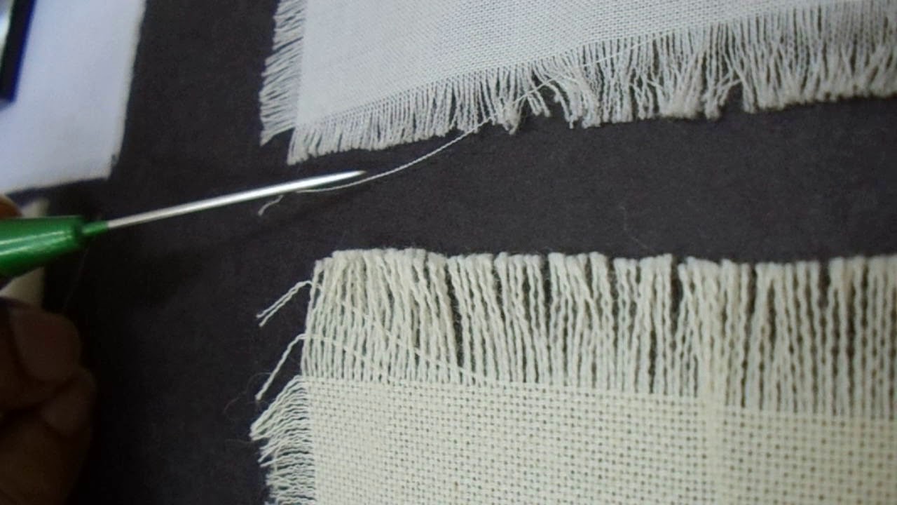 reedpick test of a fabric swatch - YouTube