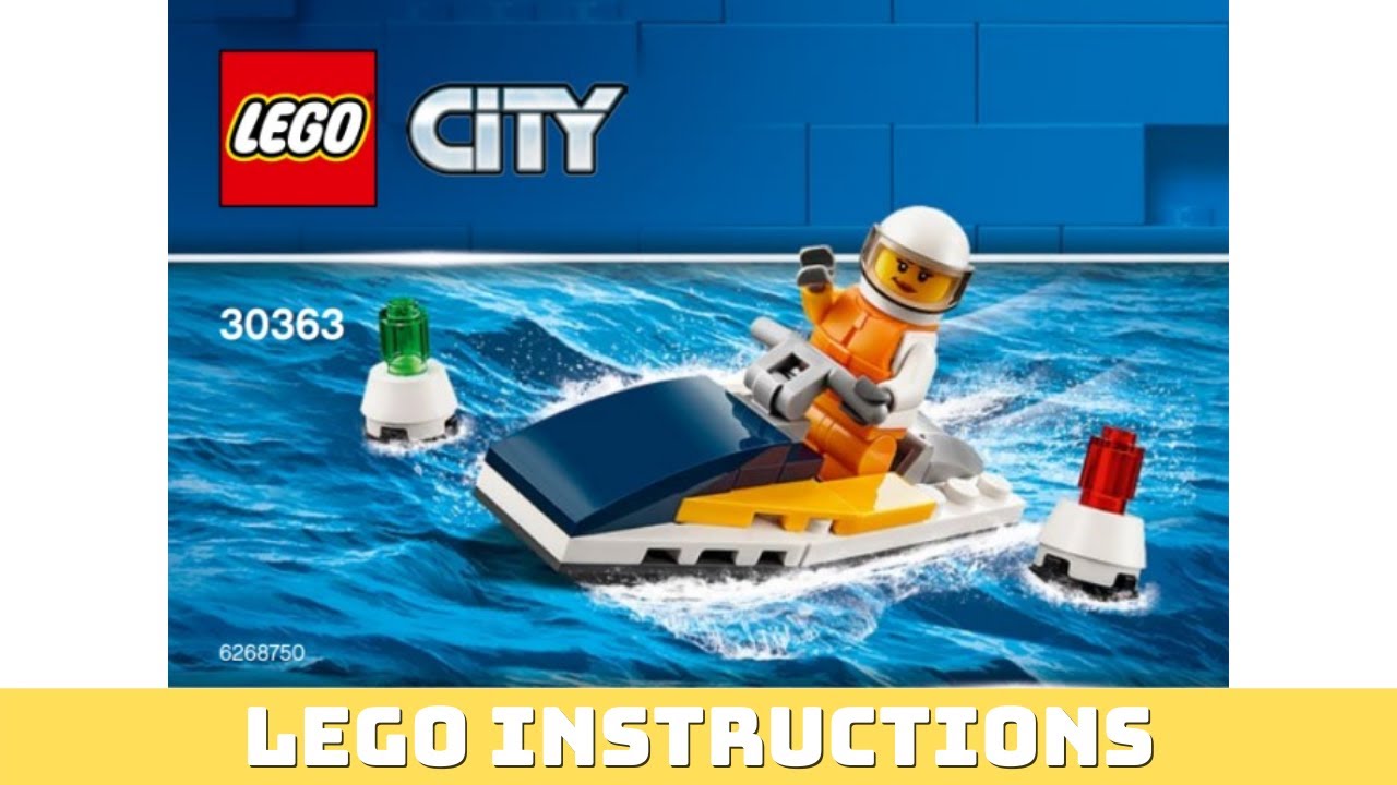 LEGO instructions | CITY | 30363 | Race Boat - YouTube