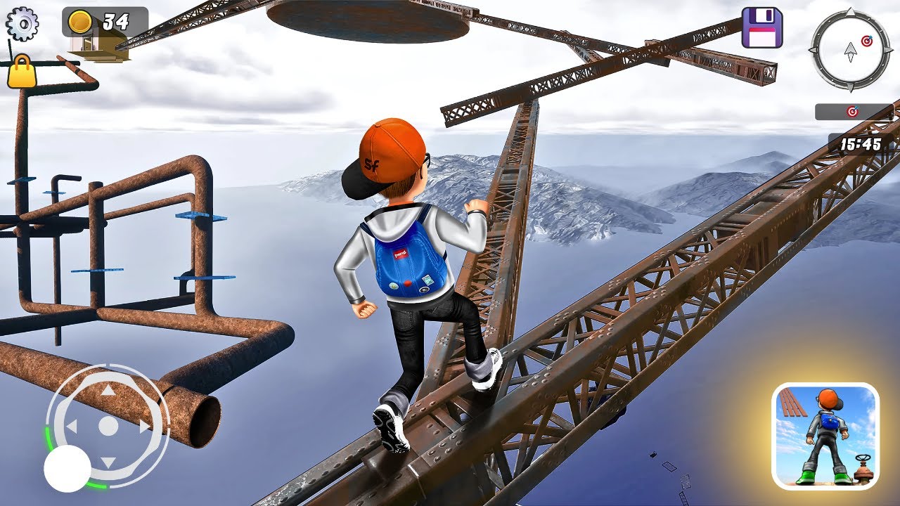 GO UP! - Parkour Gameplay ( iOS, Android ) Mobile Game Walkthrough ...