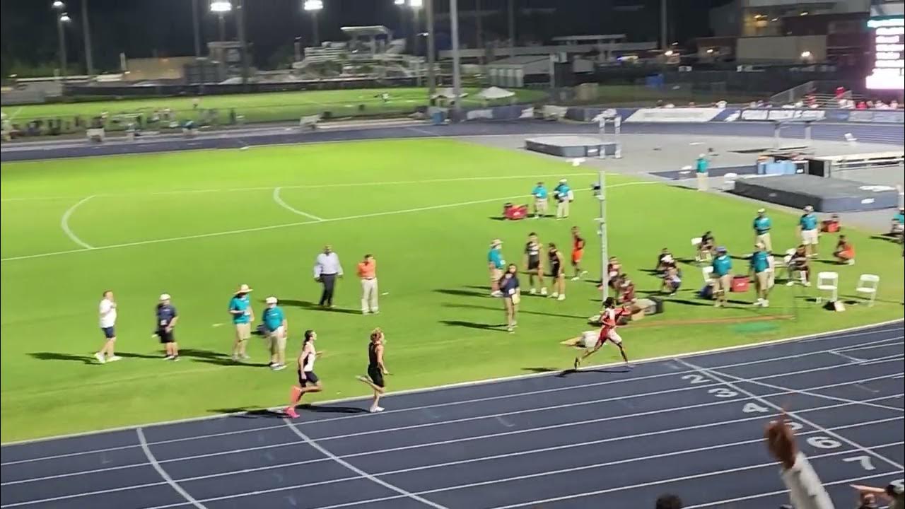 Florida state meet, 2024. Class 4A 4x400m (3:12.87), then the 3A 400m (46.43), and 4A 400m (46. ...
