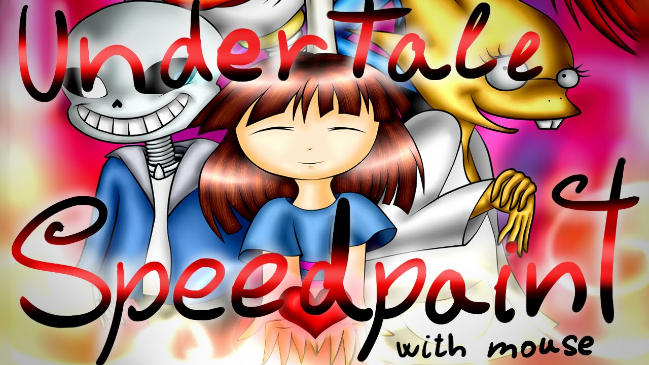 Speedpaint - Undertale (with mouse) [old] - YouTube