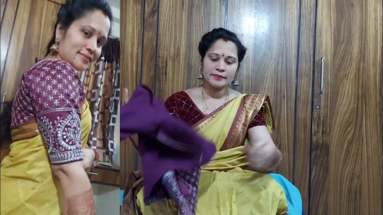 Ready made work Blouse and Saree Meesho Collection | Prices - 289/- , 331/- rupees | Swetha ...