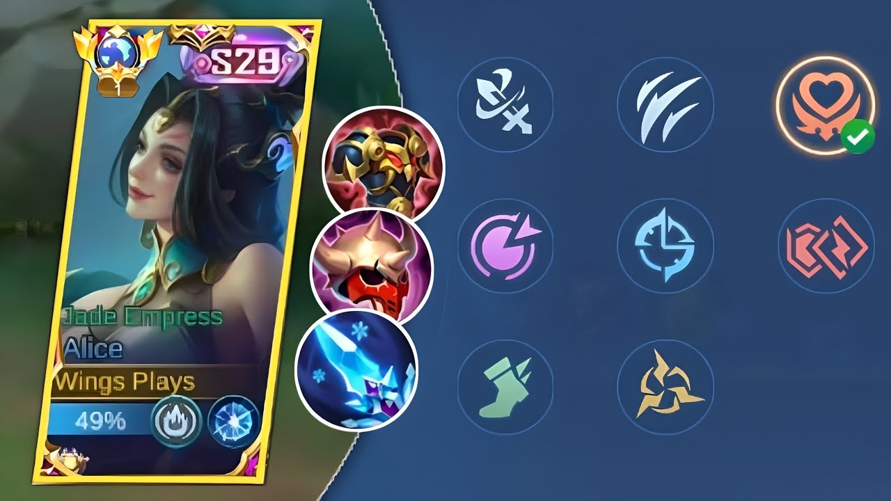 ALICE BEST BUILD AND EMBLEM 2023!!? 😱 ( Must Try) | MLBB - YouTube