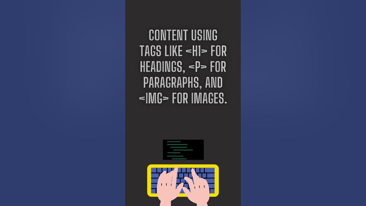 What is HTML? "HTML stands for HyperText Markup Language. #html # ...